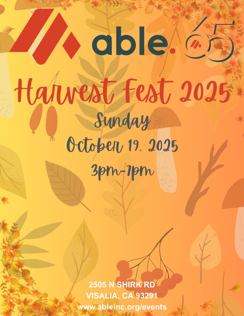 Able Events Visalia | Harvest Fest & Community Events – Able Inc